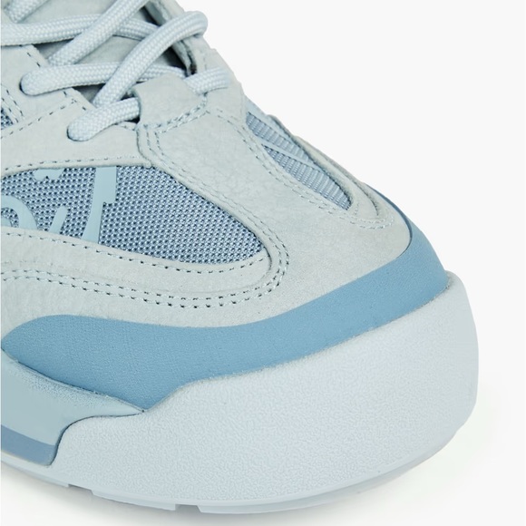 Kenzo | Shoes | Kenzo Work Appliqud Mesh And Leather Sneakers | Poshmark